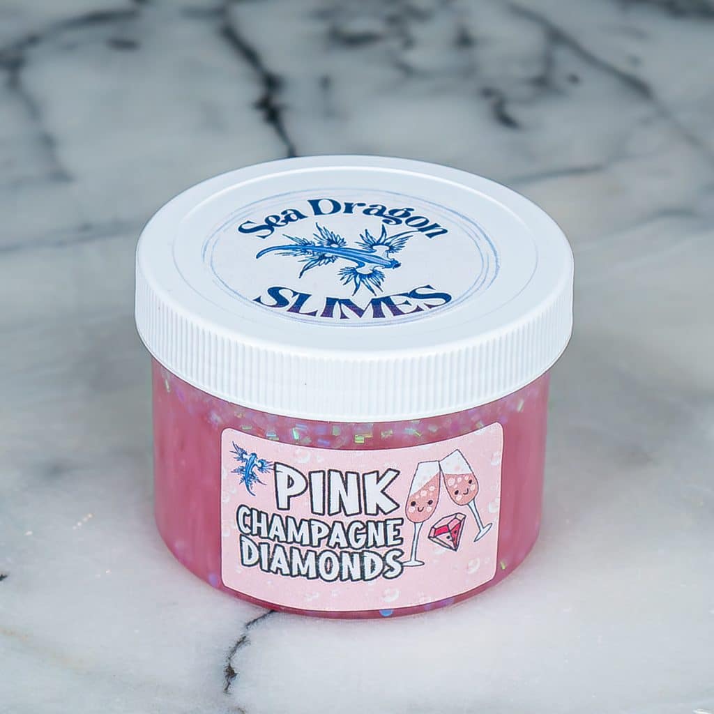 Pink Champagne Diamonds Slime for Sale - Sea Dragon Slimes