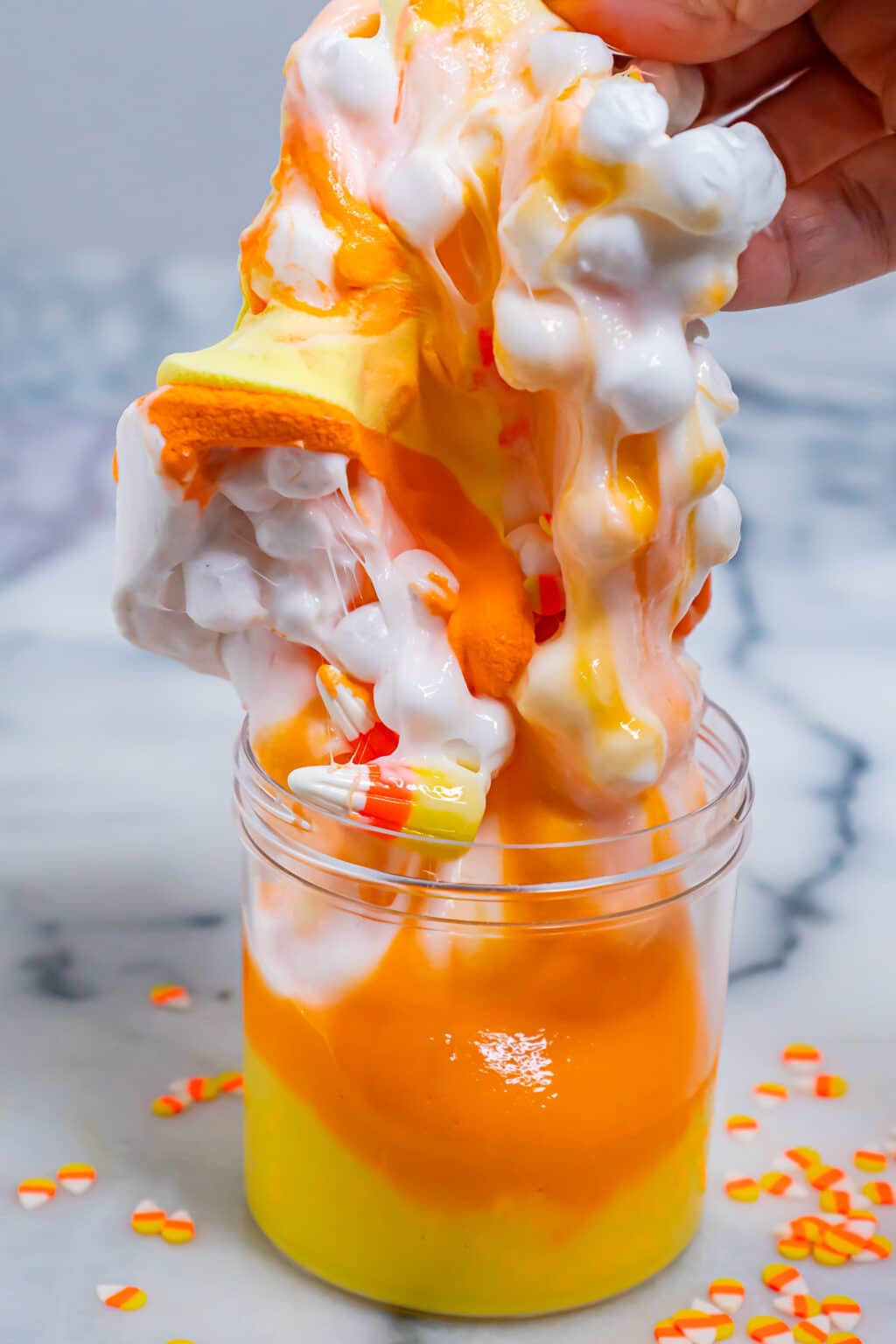 Candy Corn Crunch Slime DIY Clay Kit - Sea Dragon Slimes Shop